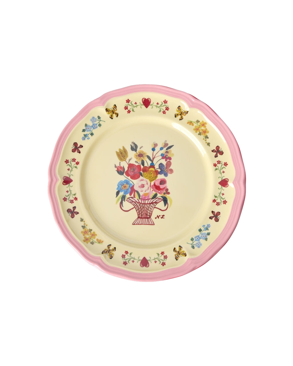 Plato entrada melamina vintage - Nathalie Lété II flores – Que linda es ...